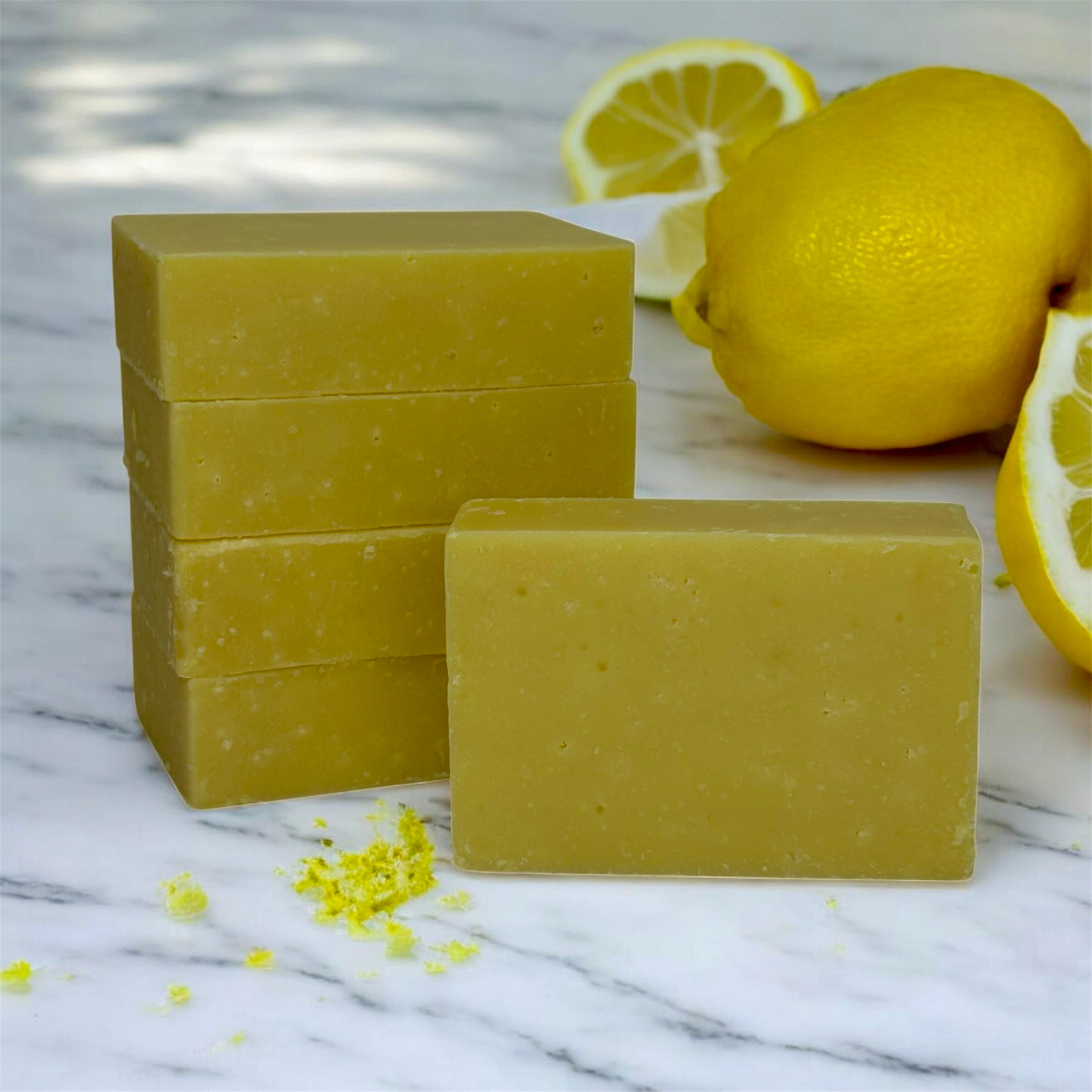 Lemon Zest Scrub Cold Process Soap – The California Olive